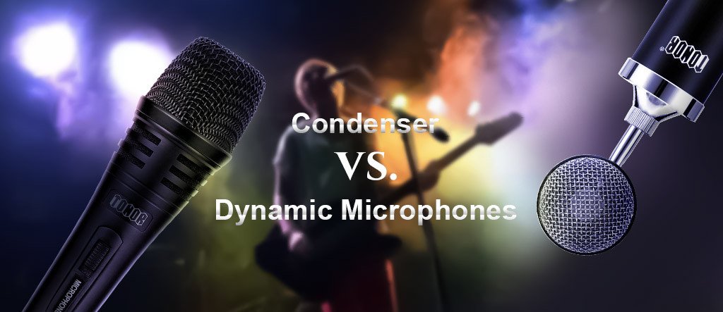 Condenser Microphones vs. Dynamic Microphones – TONOR