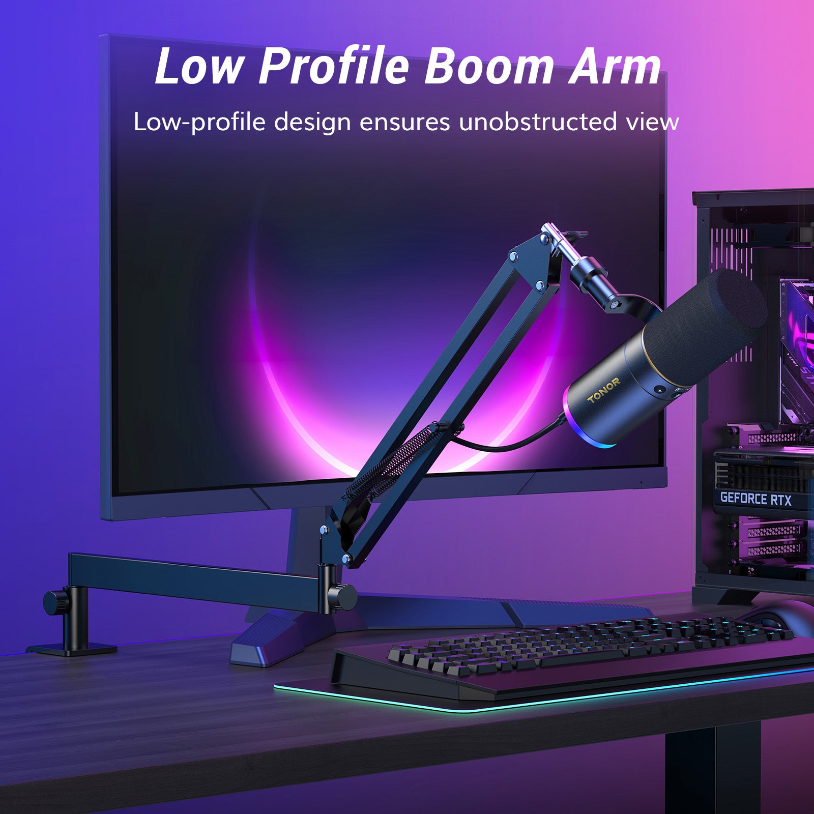 TD520S+ XLR/USB Gaming Microphone Kit - TONOR