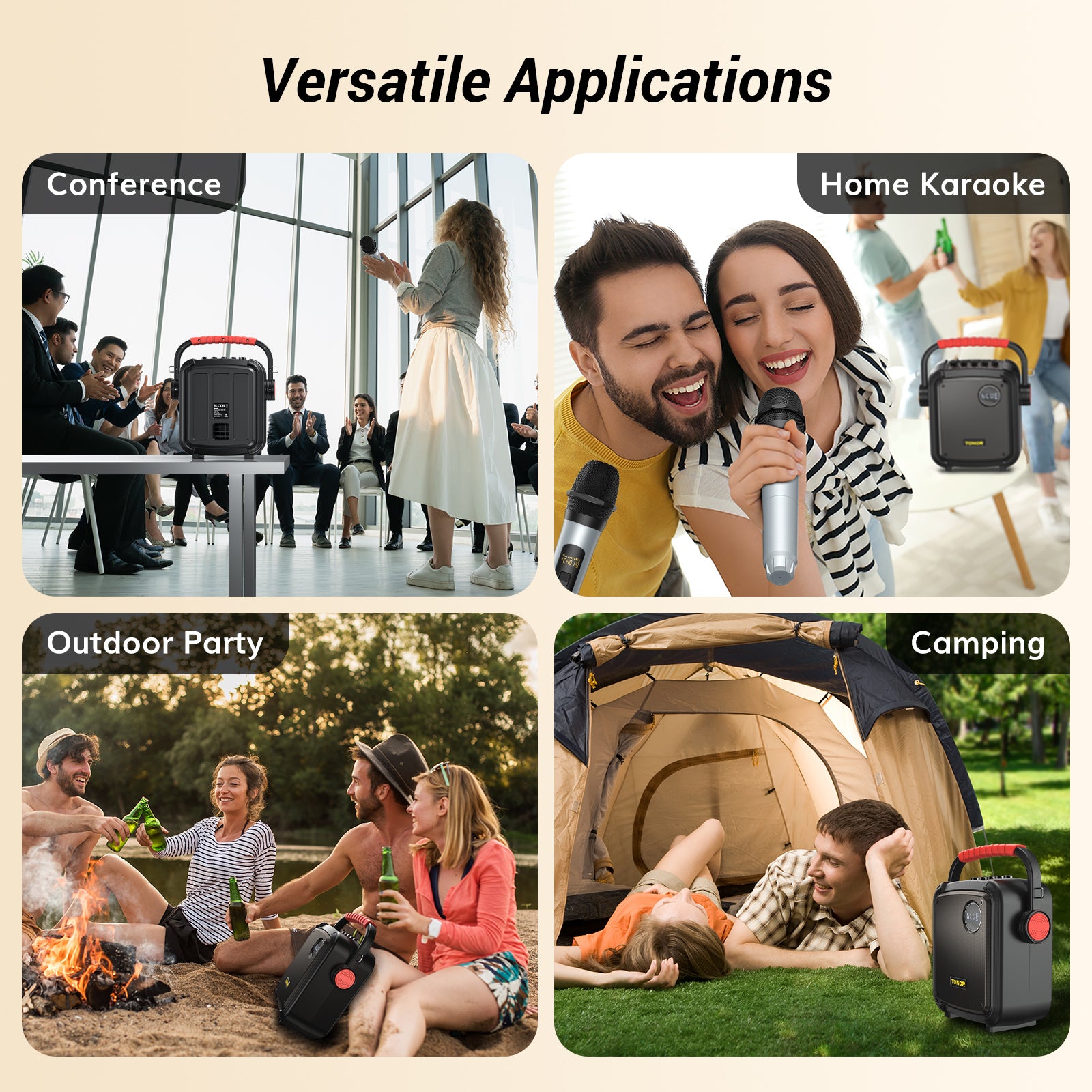 K7 Portable Karaoke Machine - TONOR