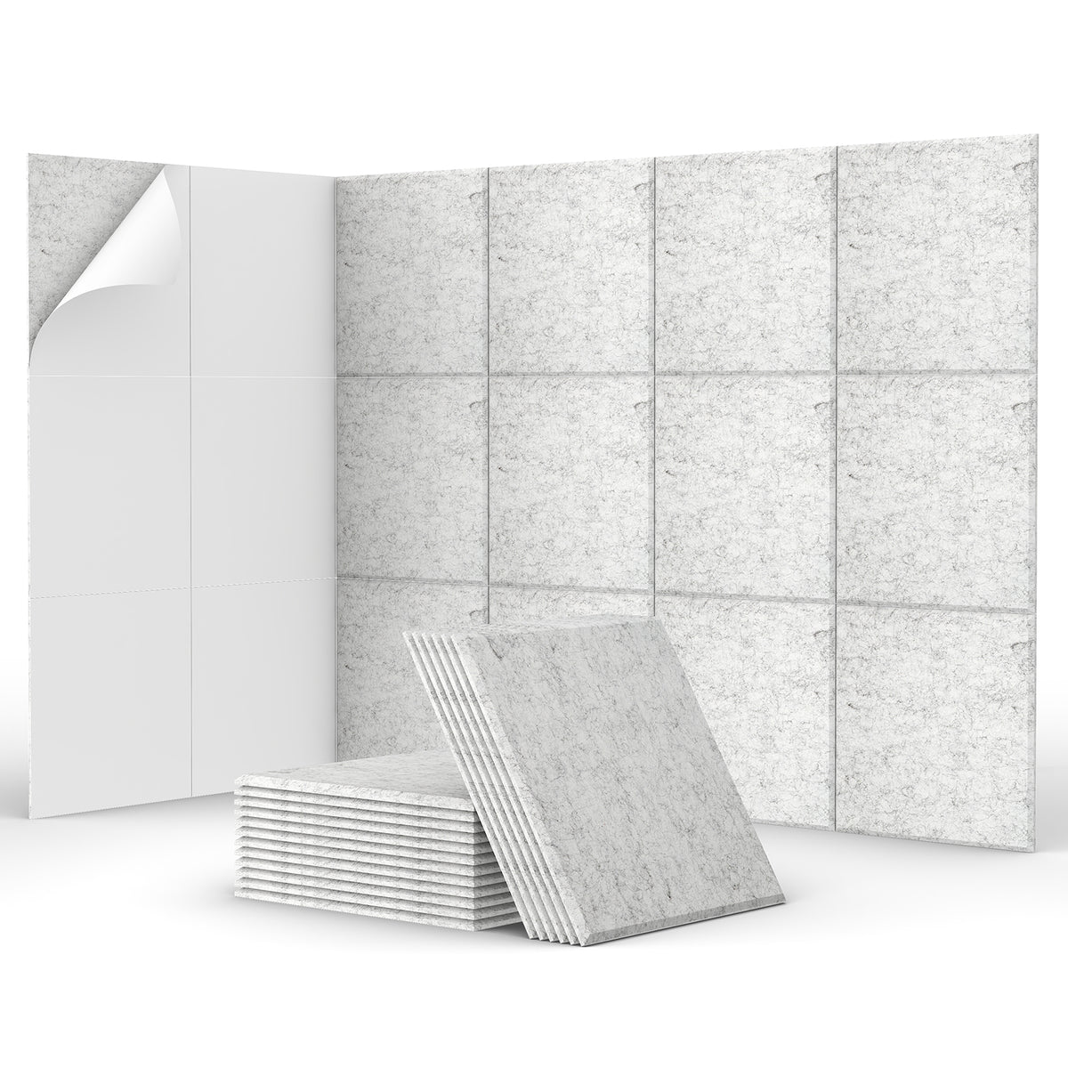 18 Pack Square SoundProof Panels - TONOR