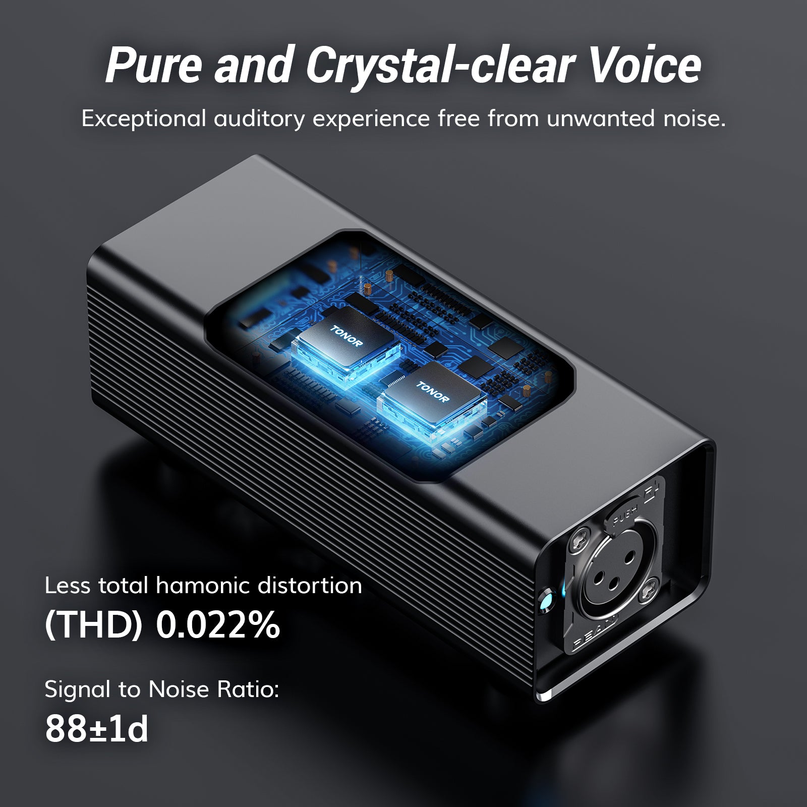 TONOR TA20 XLR Microphone Preamp