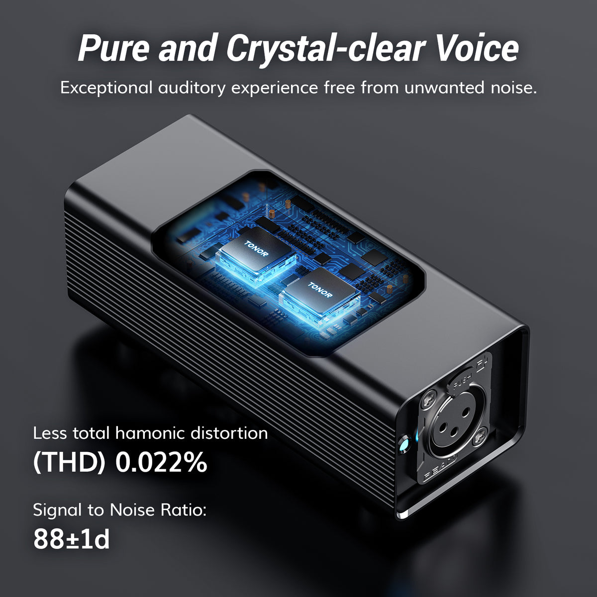 TONOR TA20 XLR Microphone Preamp
