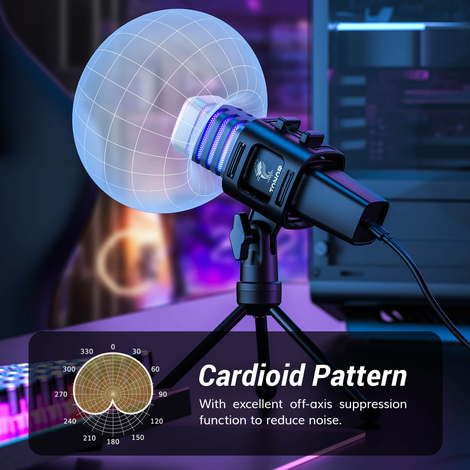 TC-30 RGB USB Microphone Kit – TONOR